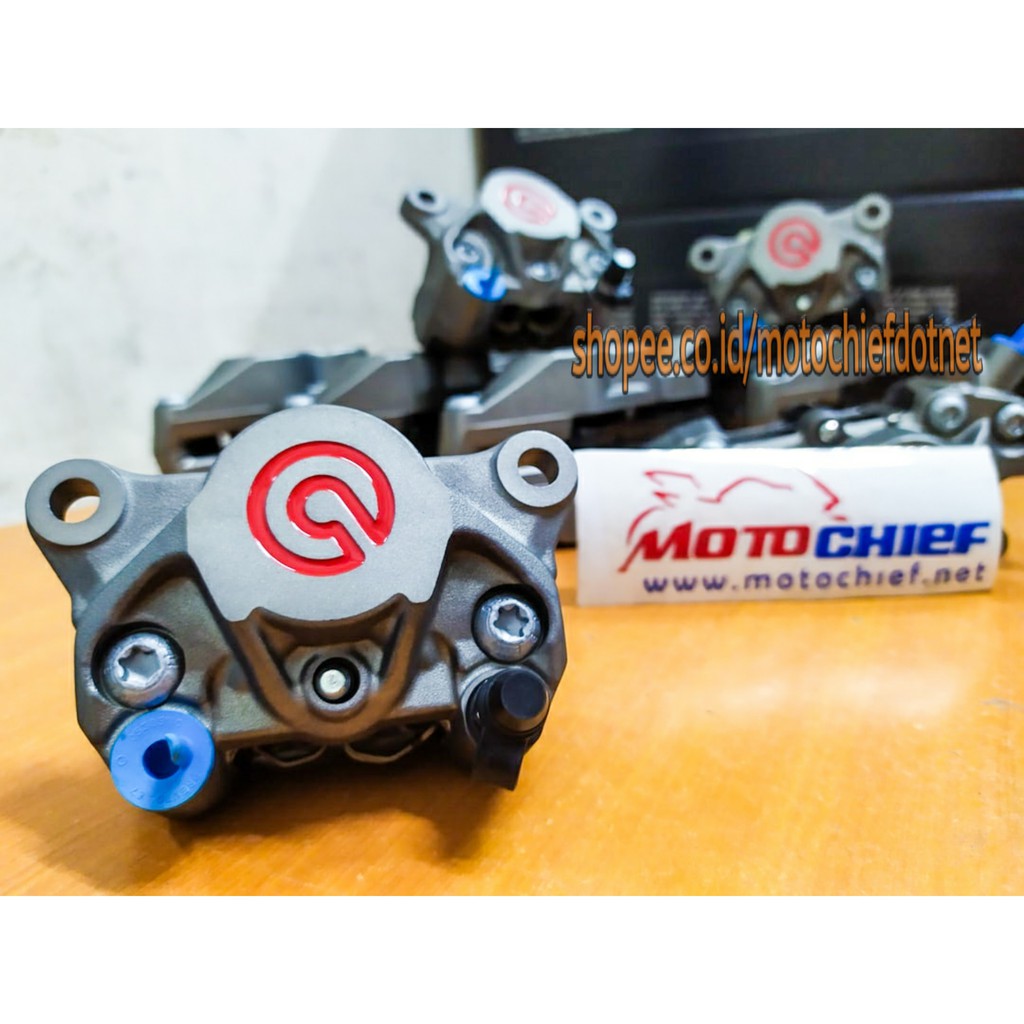 Jual Kaliper Brembo 2 Piston Red Logo 100% Original | Shopee Indonesia
