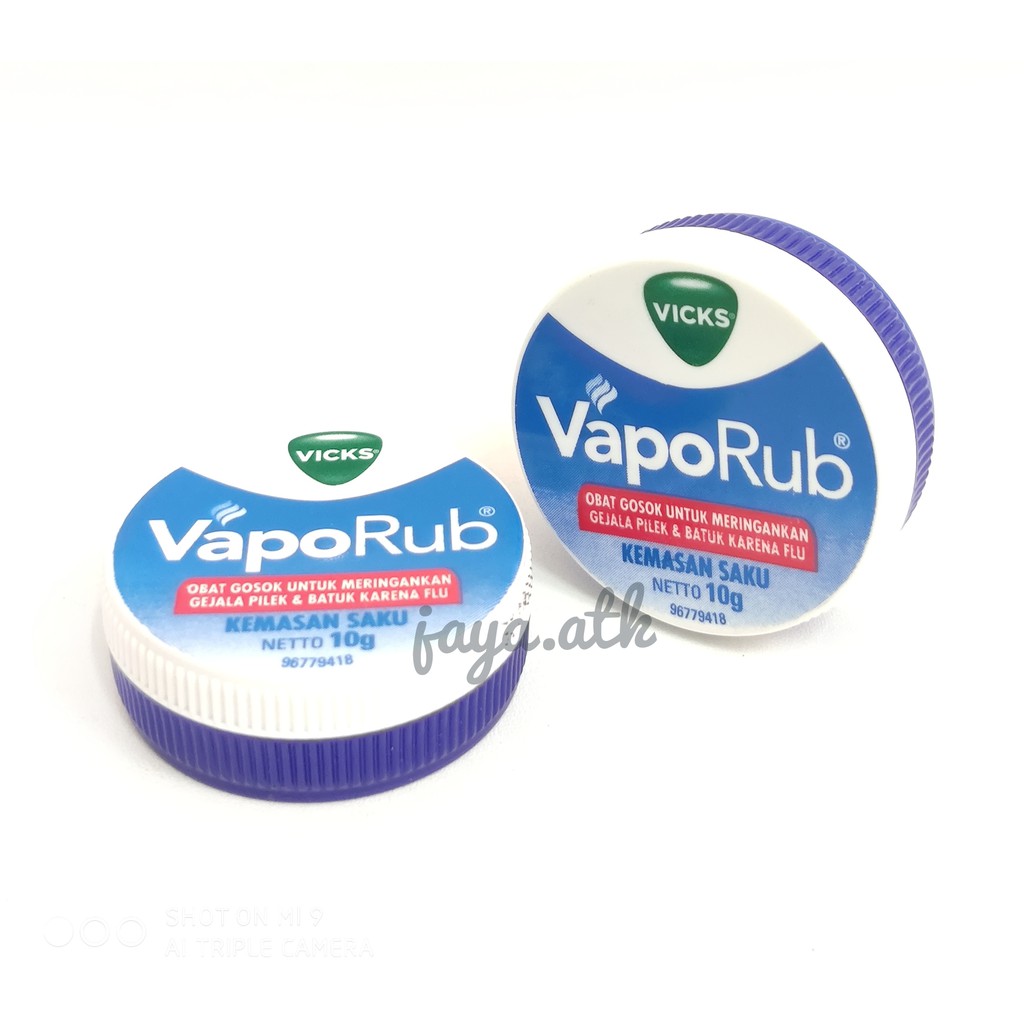Jual VICKS VAPORUB BALSEM OBAT GOSOKFLU BATUK MINI KECIL 10 GRAM TRAVEL ...