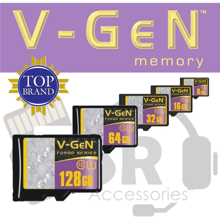 Jual Memory HP/ SD card MMC VGEN V-Gen class 6 dan 10 4gb, 8gb, 16gb ...