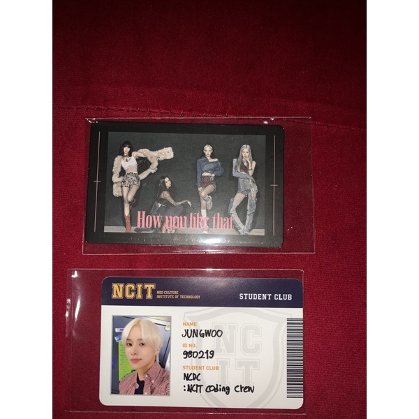 Jual [TAKE ALL] PHOTOCARD ID CARD NCIT STUDENT CLUB JUNGWOO DAN VIBE ...