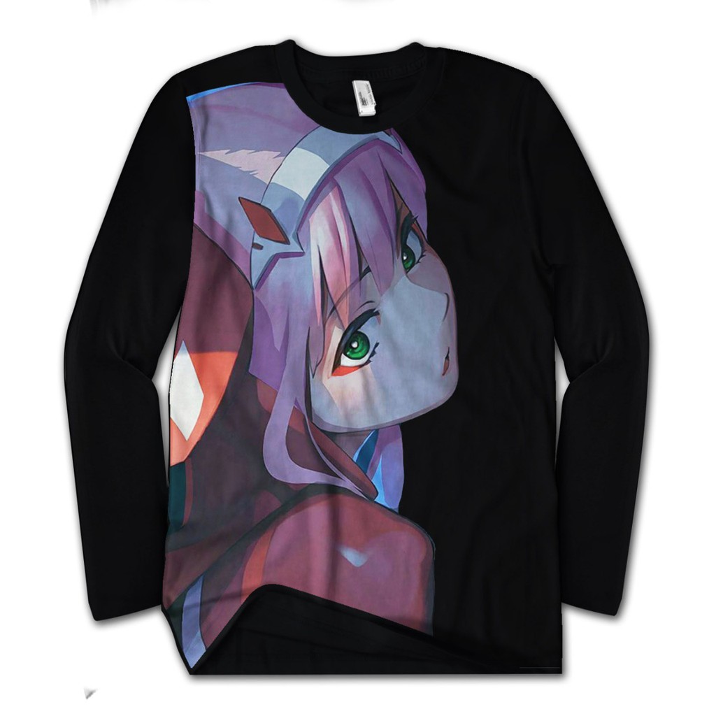 Jual PROMO Long Sleeve 3D Anime Zero Two Darling In The Franxxx - Qeqe ...