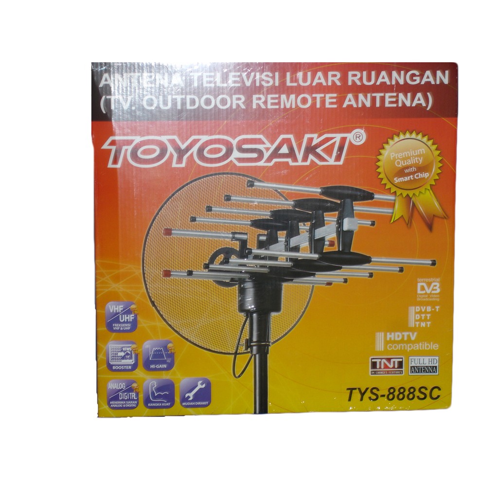 Jual Antena TV Outdoor Remote Toyosaki TYS 888 SC | Shopee Indonesia