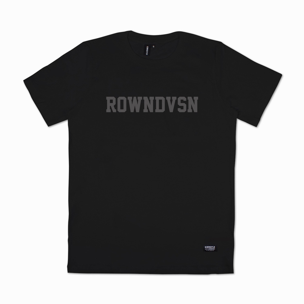 Jual Rown Division Official T-Shirt - Rowndvsn Kaos Seville Black Grey ...