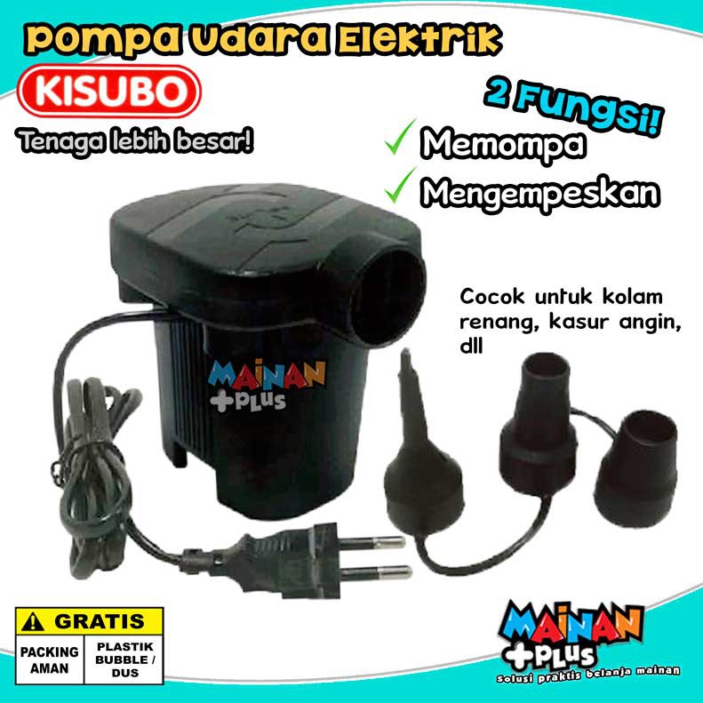 Jual POMPA ANGIN LISTRIK ELEKTRIK KOLAM RENANG KASUR ANGIN 2 IN 1 | Shopee Indonesia