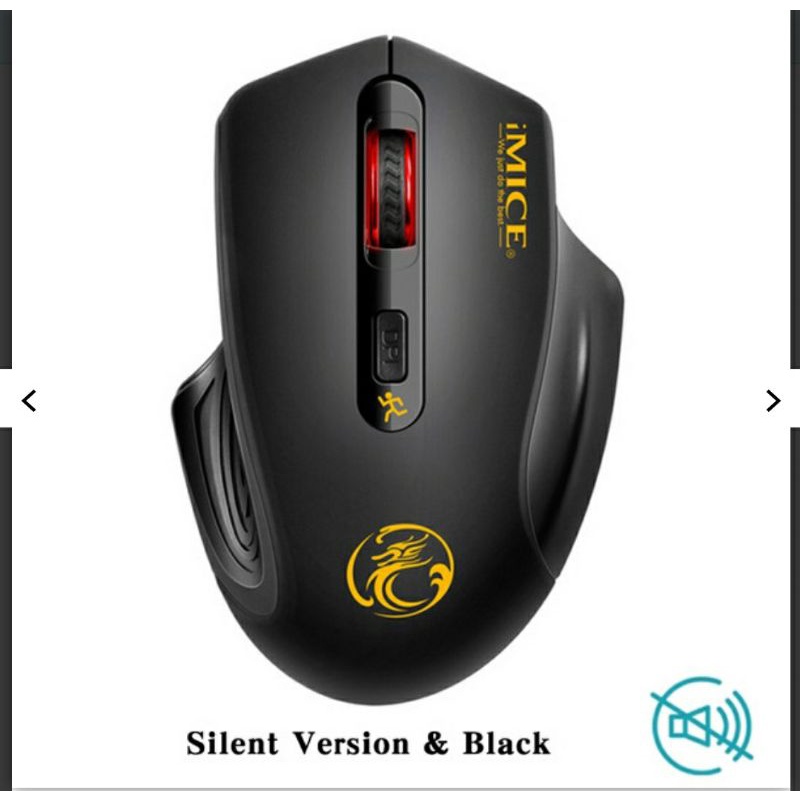 Jual Imice mouse wireless silent klik 2000dpi model gaming | Shopee ...