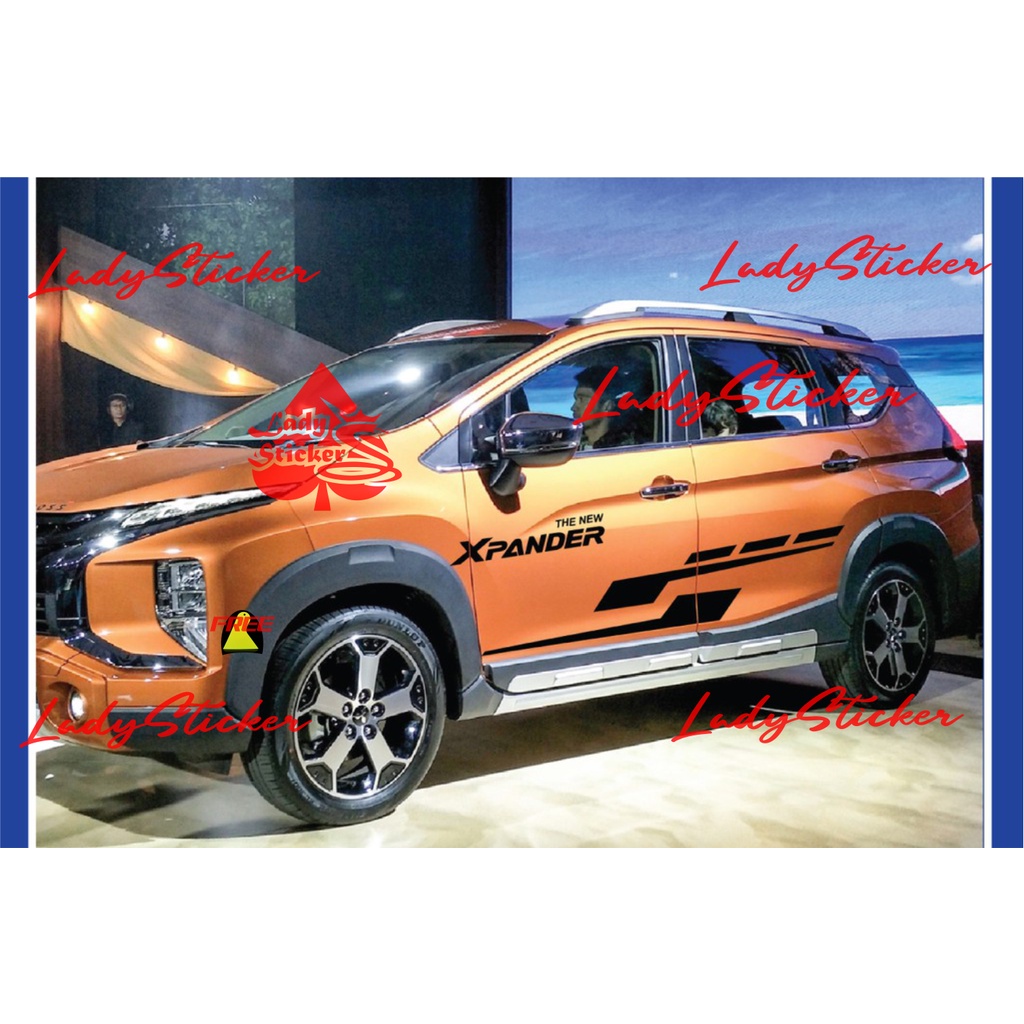 Jual STICKER MOBIL XPANDER CUTTING STICKER STIKER MITSUBISHI THE NEW ...