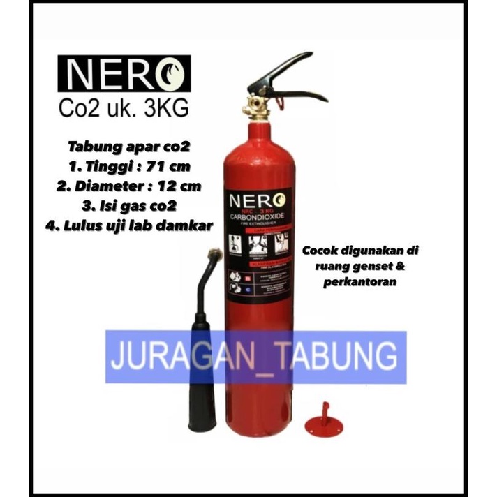 Jual Nero Co2 Carbondioxide Apar Murah / Tabung Pemadam Api / Alat ...