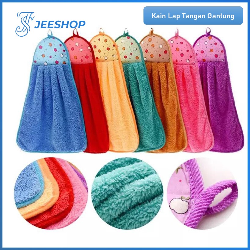 Jual Kain Lap Tangan Gantung Hand Towel Motif Handuk Lap Tangan ...
