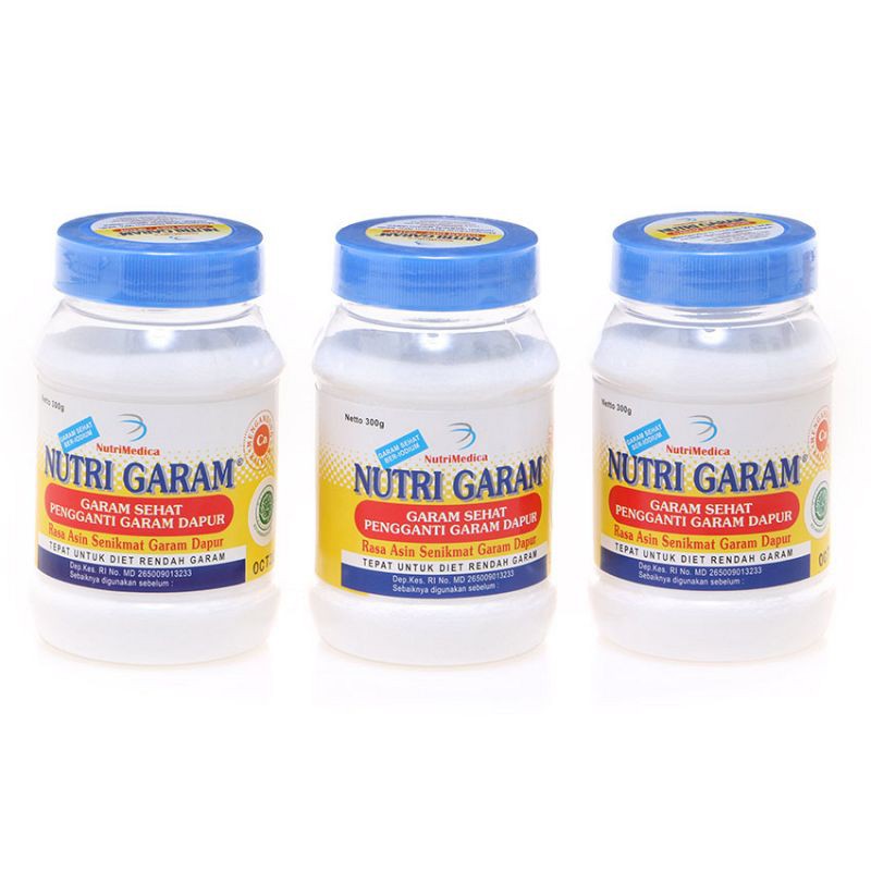 Jual Nutri Garam Sehat 300 g rendah Sodium cocok untuk penderita ...