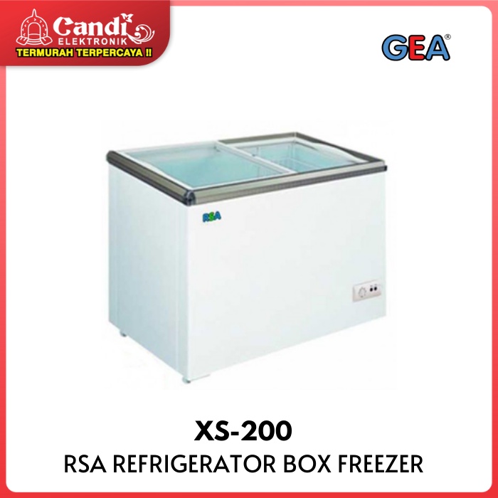 Jual GEA RSA Kulkas Box Freezer 171 Liter XS-200 | Shopee Indonesia