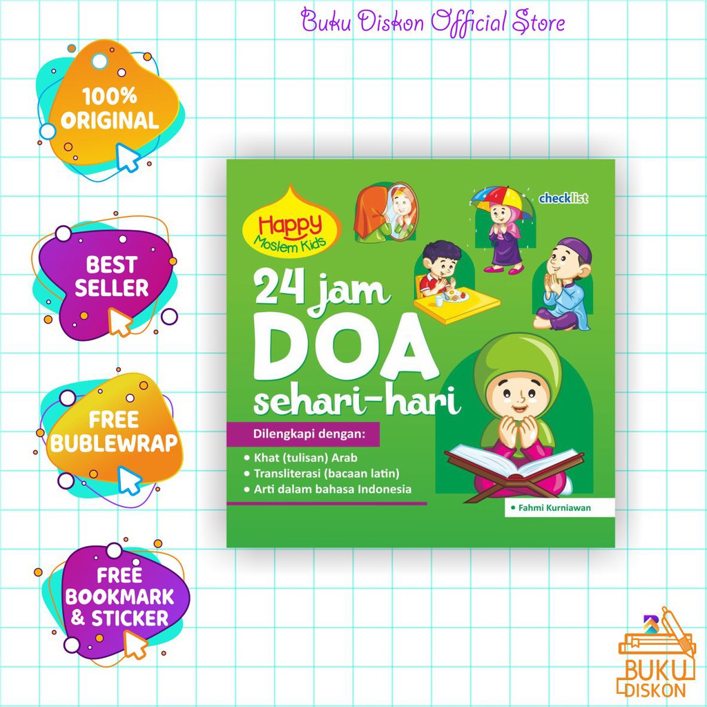 Jual BUKU ISLAMI BEST SELLER - 24 Jam Doa Sehari-Hari : Happy Moslem ...