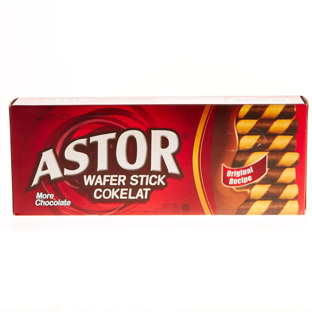Jual ASTOR Wafer Stick Cokelat 150G | Shopee Indonesia
