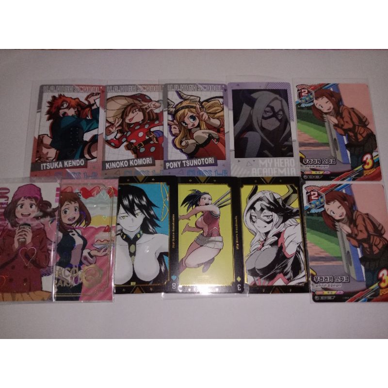 Jual my hero academia boku no hero academia merch official trump card ...