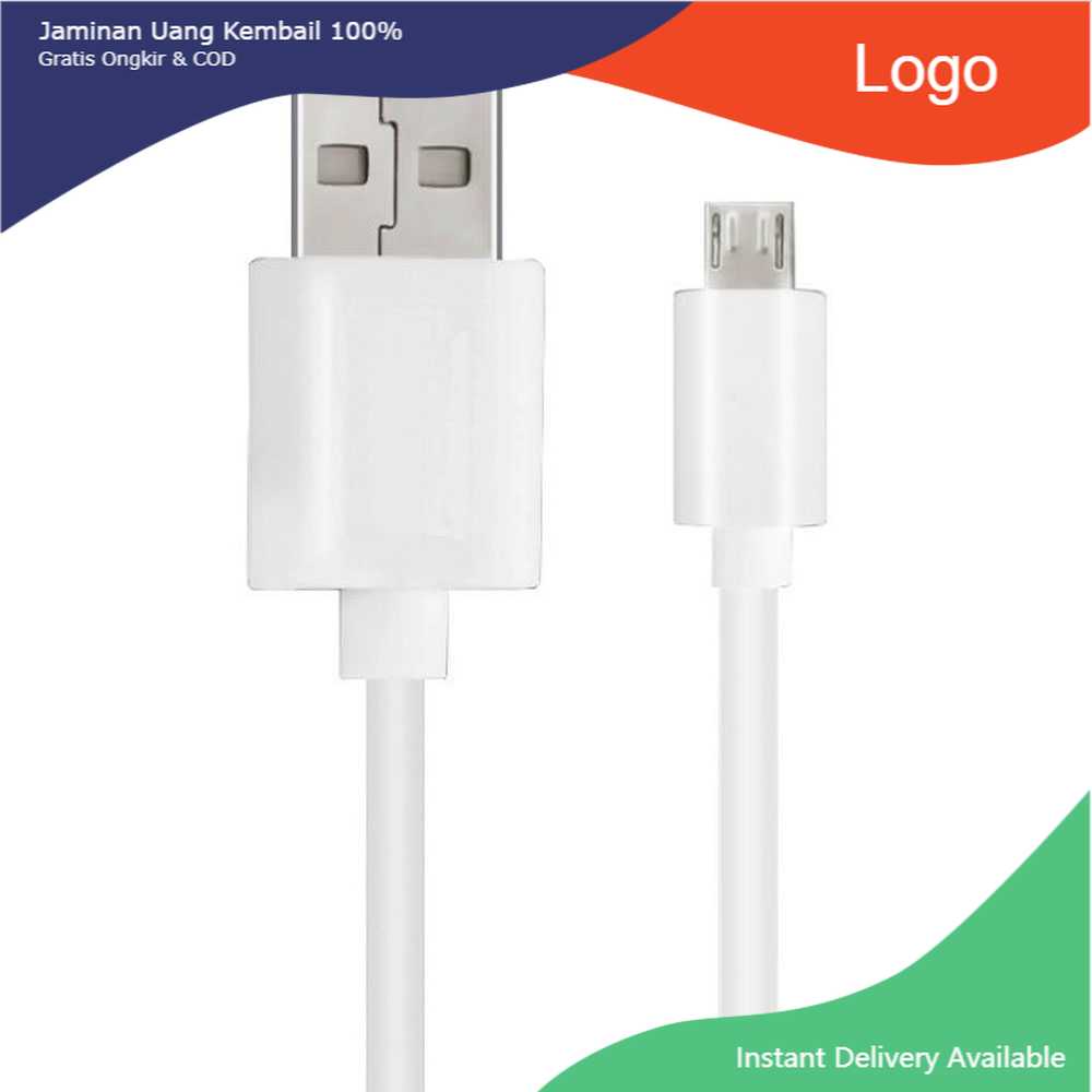Jual Kabel Charger Micro USB 1 Meter | Shopee Indonesia
