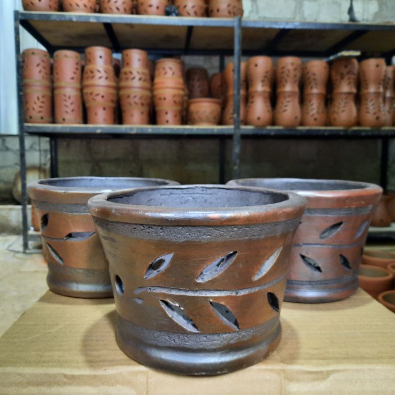 Jual Pot Gerabah Model Kecil D17cm T12cm | Shopee Indonesia