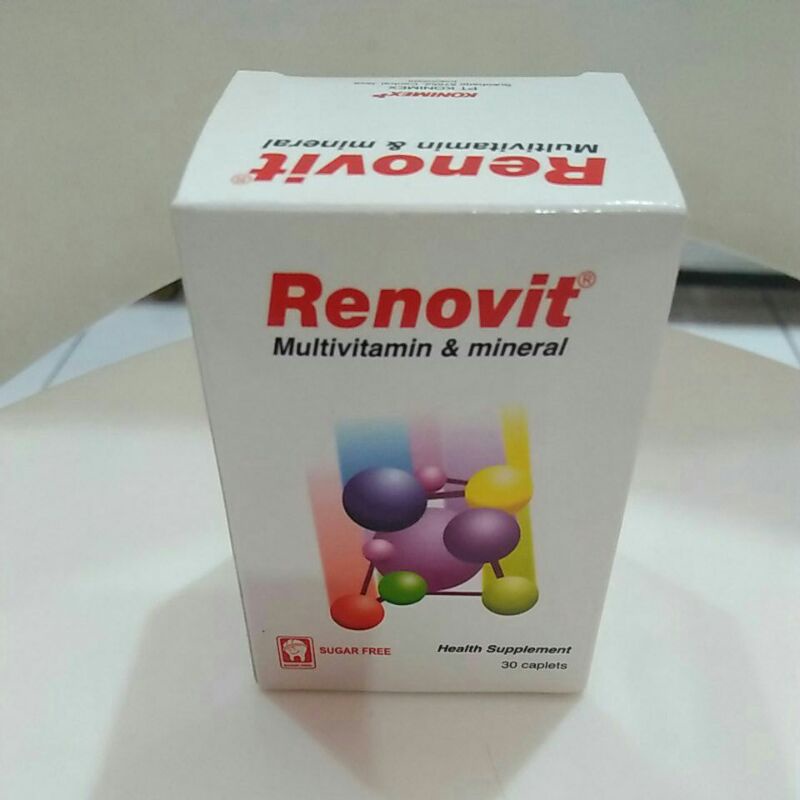 Jual Renovit dan Renovit Gold botol isi 30 kaplet | Shopee Indonesia