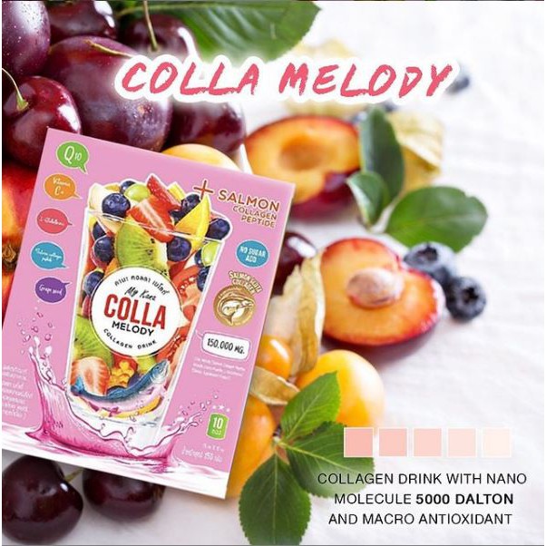 Jual COLLAGEN WHITENING DRINK COLLA MELODY MY KANA Kolagen Thailand ...