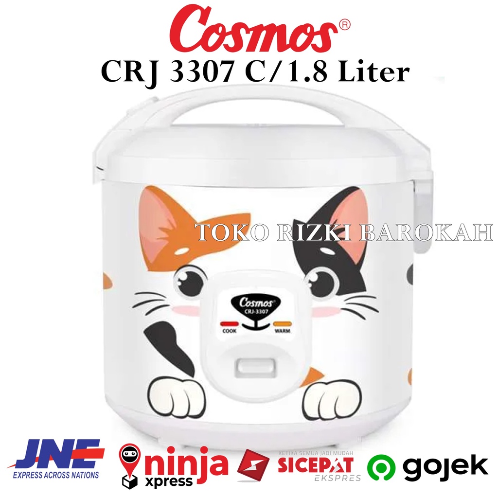 Jual Rice Cooker Cosmos Nonstick 1.8 Liter - CRJ3307C | CRJ-3307C | CRJ ...