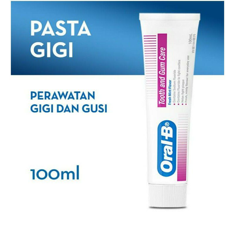 Jual oral-b Pasta Gigi Tooth and Gum Care 100ml | Shopee Indonesia