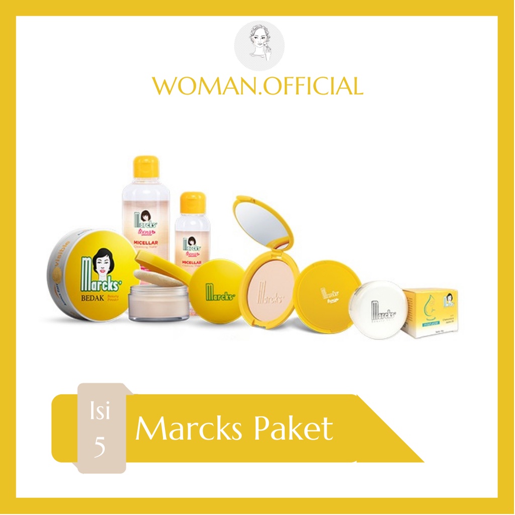 Jual Paket Marcks Lengkap Paket Hemat Marcks Seserahan Makeup Skincare ...