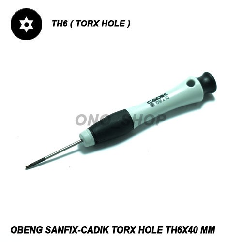 Jual Obeng Sanfix-Cadik Torx Hole TH6x40 mm | Shopee Indonesia