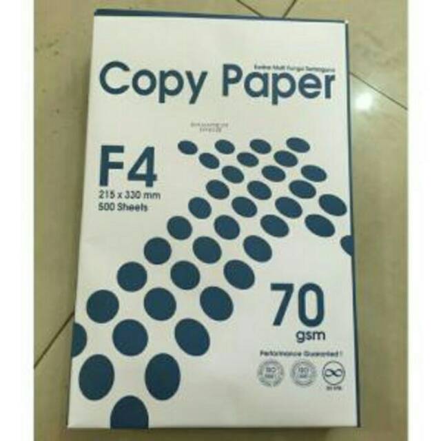 Jual Kertas Hvs F4 copy paper 70 gram (khusus Go-send) | Shopee Indonesia