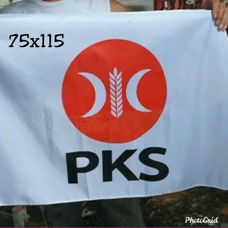 Jual Bendera Partai PKS logo baru 75x115 (50pcs) | Shopee Indonesia