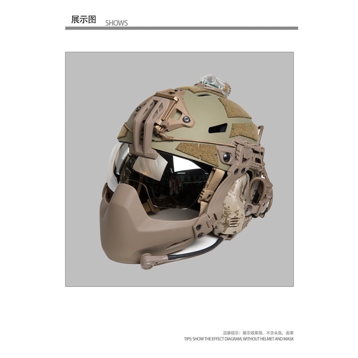 Jual airsoft-balaclava-topeng- fma half seal mask -topeng-balaclava ...