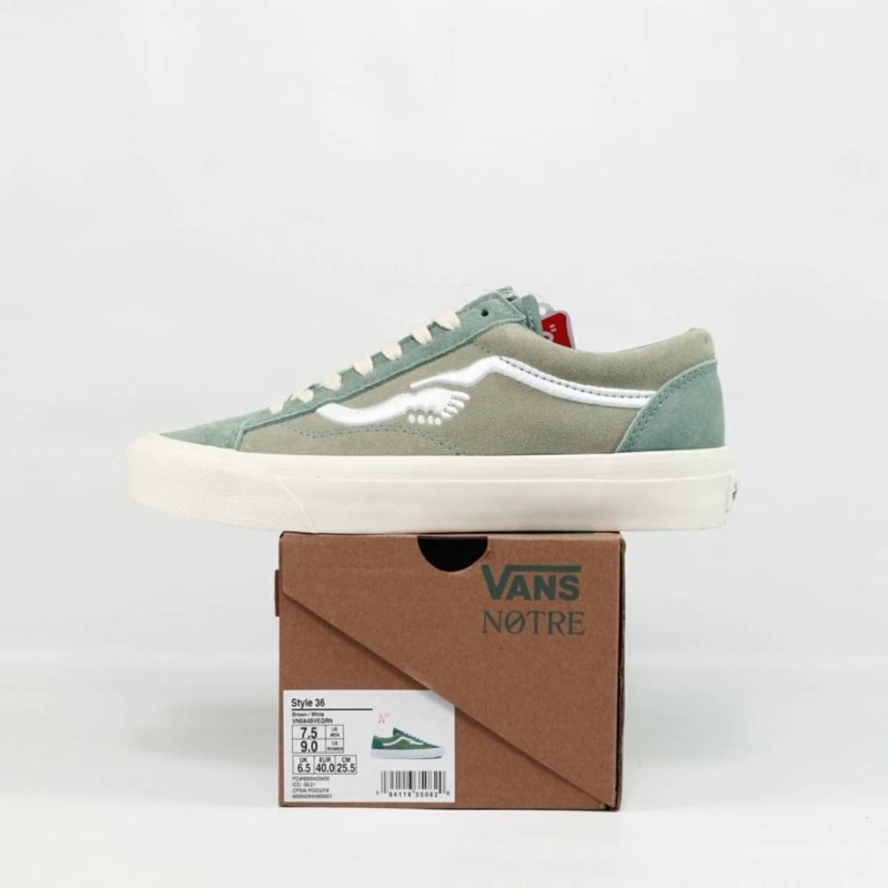 Jual Notre X Vans Oldskool Style 36 Lx Handshake Matcha Green Import 1: ...