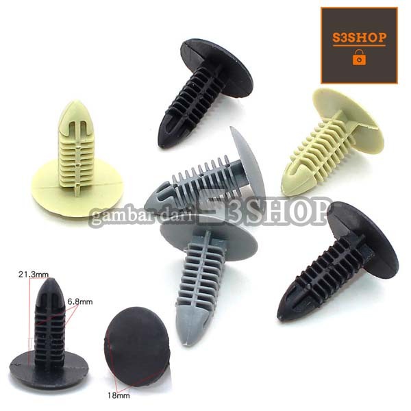 Jual Kancing Plafon Klip Karpet Clip Gerigi Inova Avanza Fortuner Rush ...