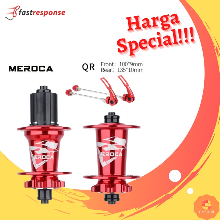 Jual Meroca KM 5.0 Hub Freehub QR TA Thru Axle 5 + 2 Bearing Sixpawl ...
