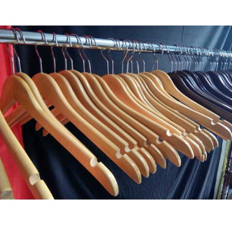 Jual hanger kayu dewasa murah berkualitas | Shopee Indonesia