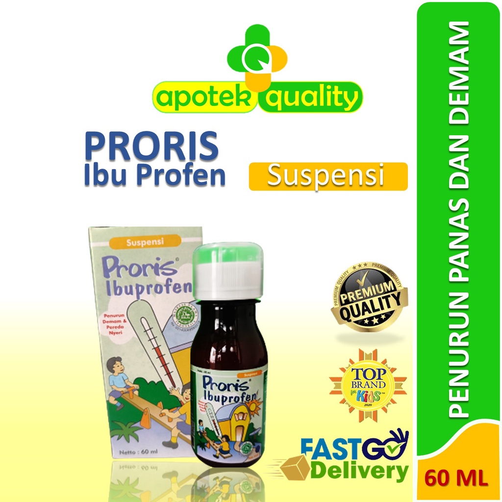 Jual Proris Suspensi 60 ml Rasa Jeruk - Obat Penurun Demam Anak ...