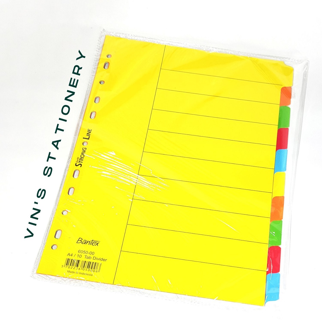 Jual ORIGINAL DIVIDER/PEMBATAS BINDER/PEMBATAS ORDNER 6050-00 POLOS A4 ...