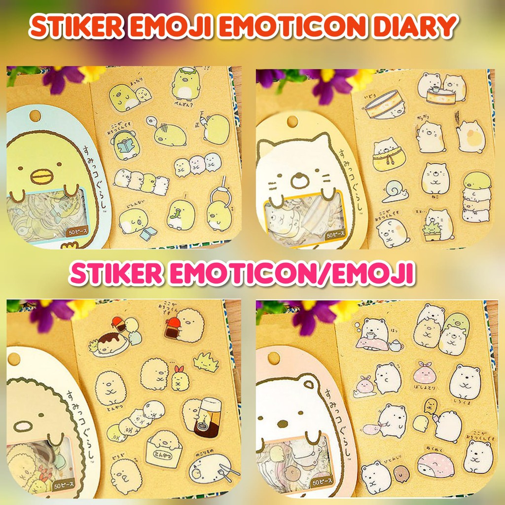 Jual STIKER EMOJI EMOTICON | STIKER BOTOL MINUM 2 LITER | STICKER DIARY ...