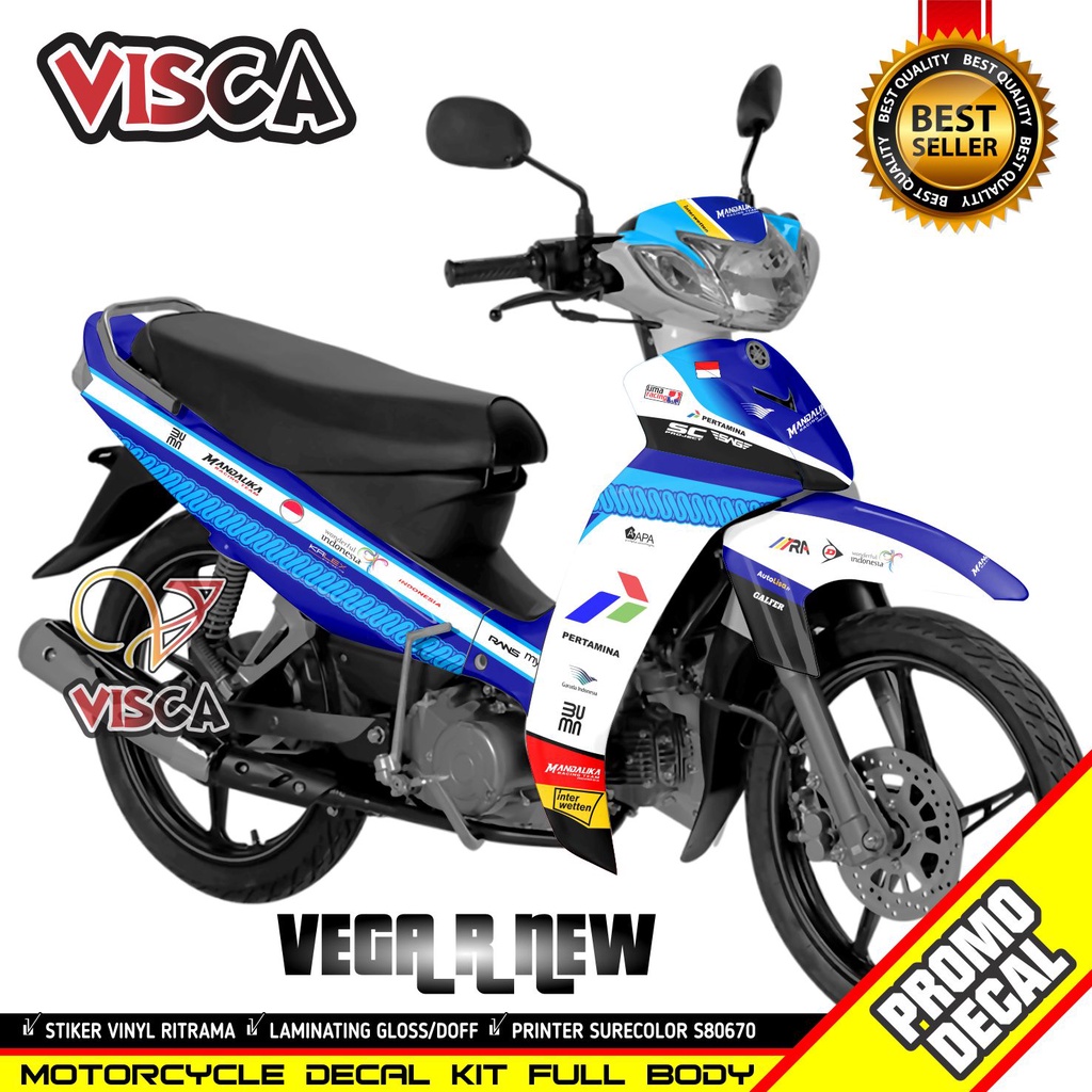 Jual Decal Vega R New Full Body Stiker Vega R New Full Body Striping ...