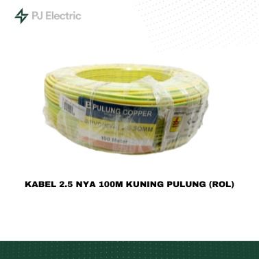Jual KABEL 2.5 NYA 100M KUNING PULUNG (ROL) | Shopee Indonesia