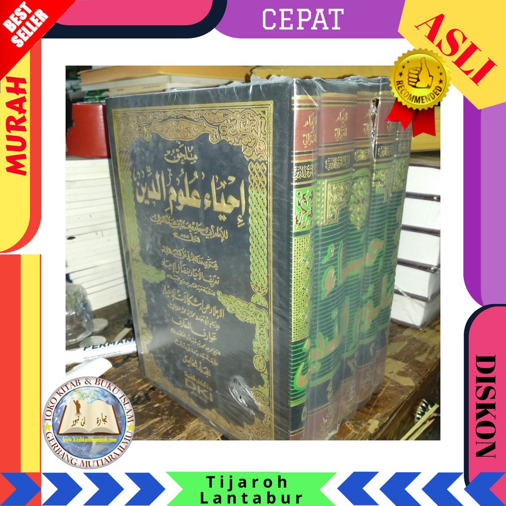 Jual Kitab Buku Ihya Ulumuddin Ghozali 4 dan 5 Jilid Darul Kutub ...