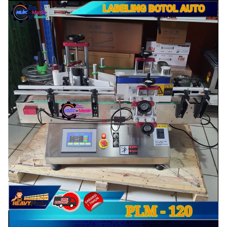 Jual Mesin Labeling Botol Bulat PLM-120 Automatic | Shopee Indonesia