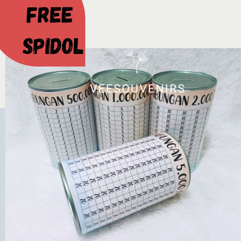 Jual CELENGAN TARGET / TABUNGAN TARGET / CELENGAN VIRAL FREE CUSTOM ...