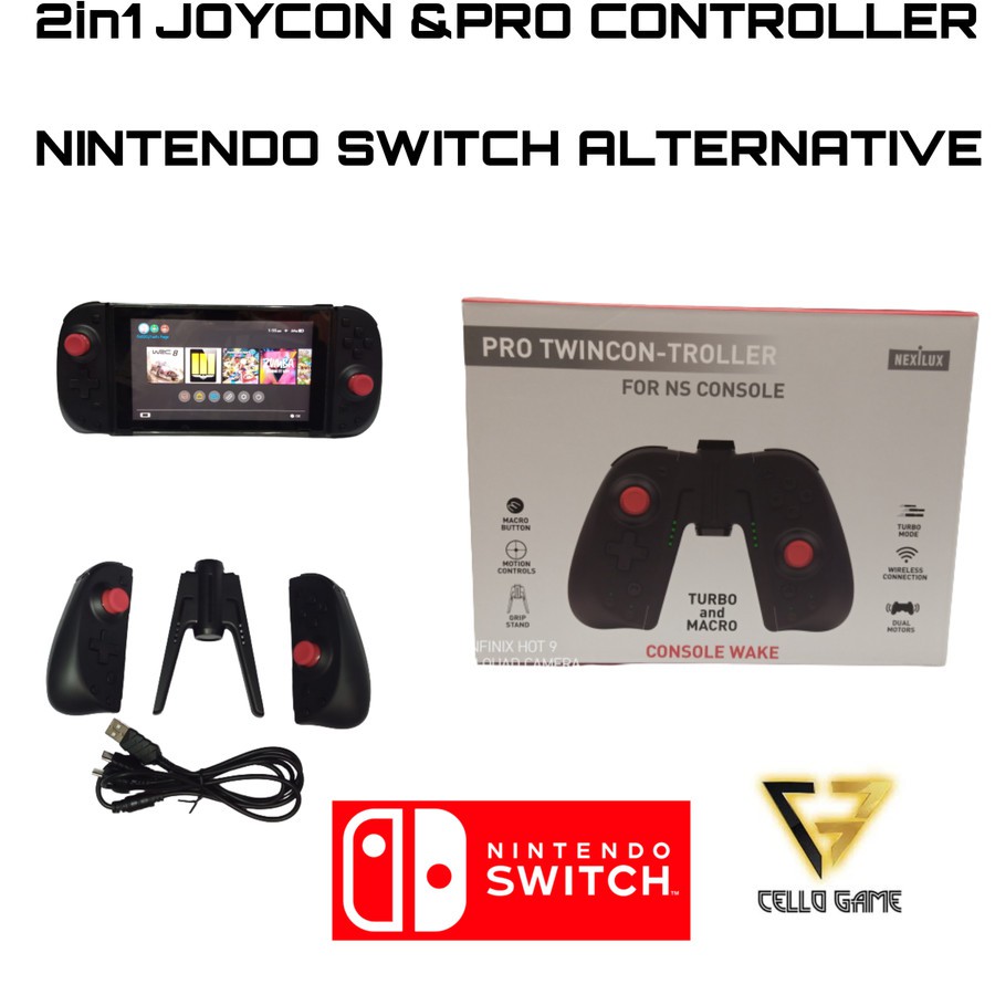 Jual JOYCON SWITCH NEXILUX 2IN1 PRO CONTTROLER TURBO AND MACRO JOY CON | Shopee Indonesia