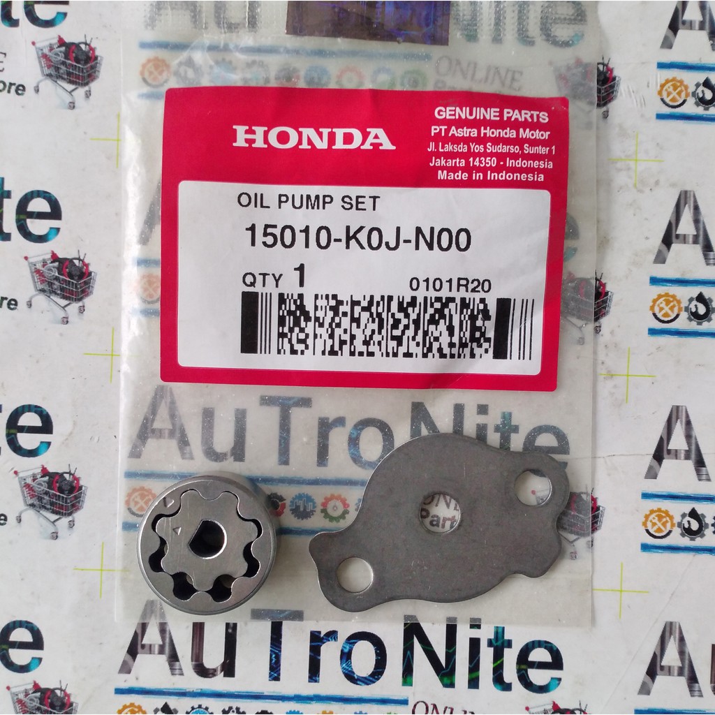 Jual Pompa Oil Pump Set Assy 15010-K0J-N00 Original Honda Scoopy Genio ...