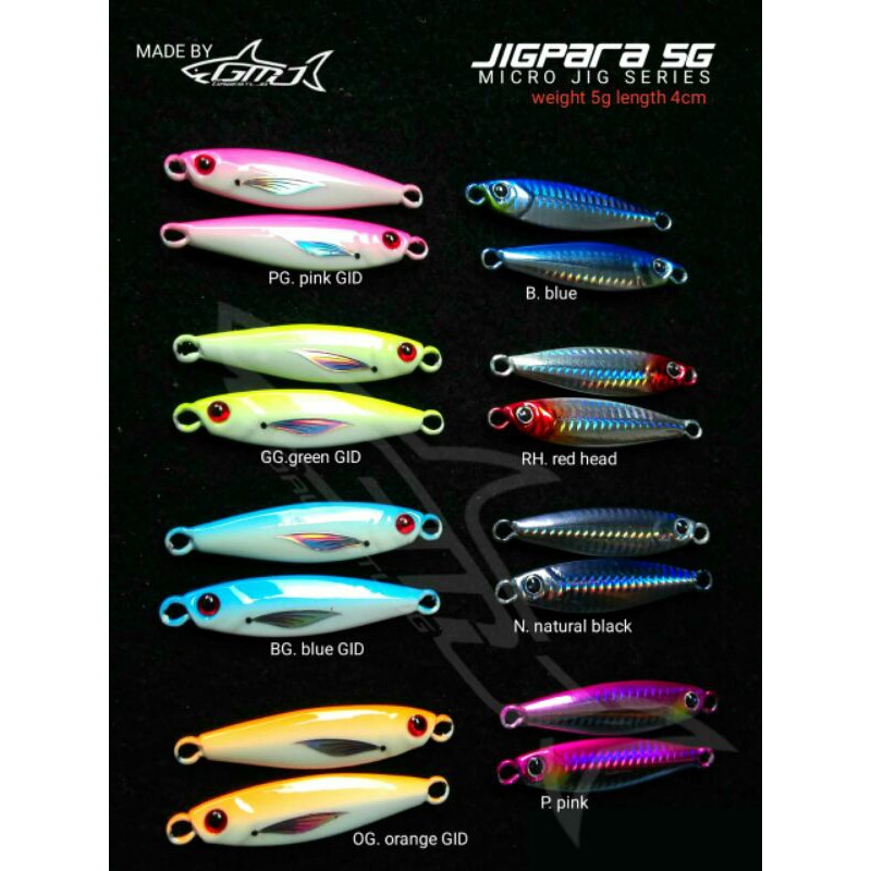 Jual metal jig murah micro jig killer premium model jigpara 5g | Shopee Indonesia