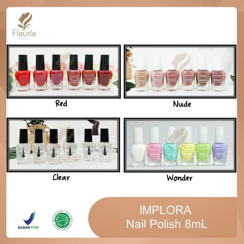Jual GS050| IMPLORA NAIL POLISH (BOX/6pc) / IMPLORA KUTEX CAT KUKU BOX ...