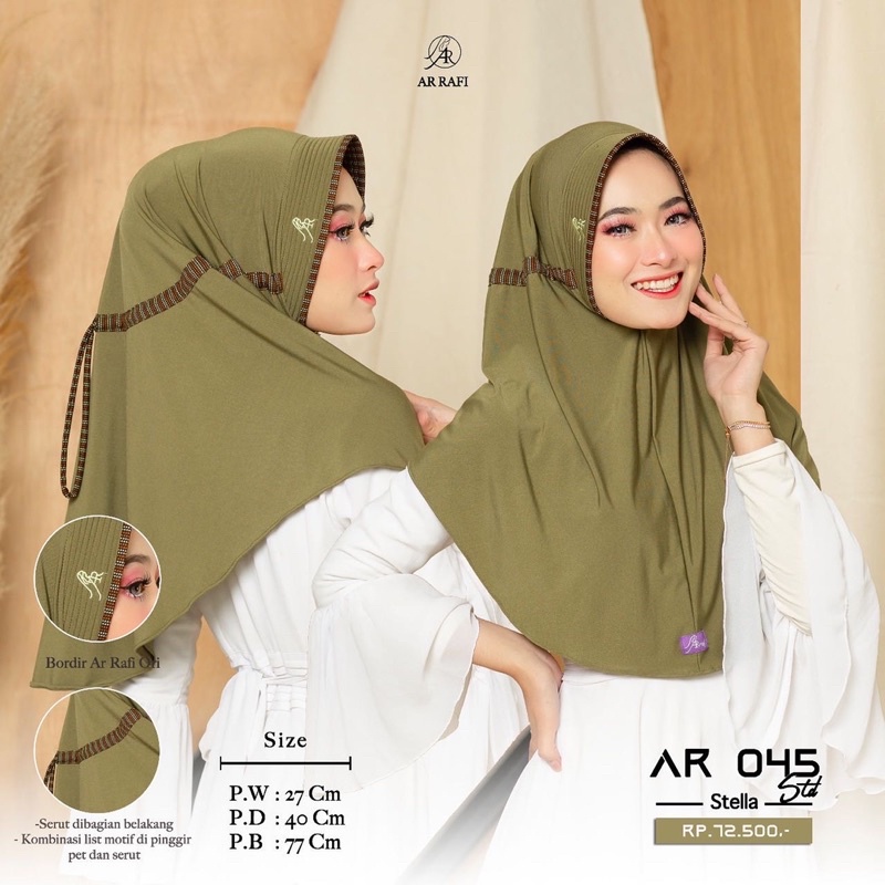 Jual Hijab Daily AR 045 std by Hijab Ar Rafi (ORI) | Shopee Indonesia