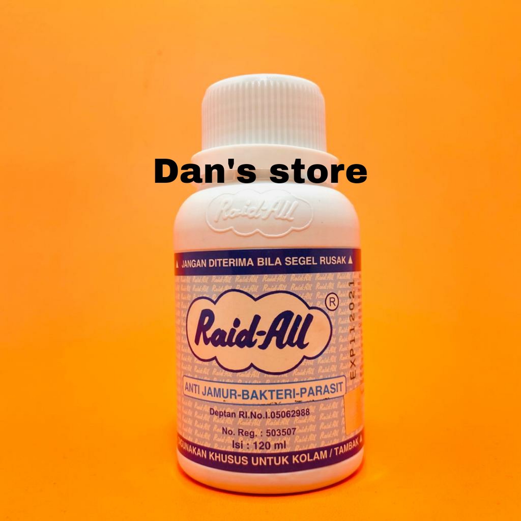 Jual Anti Jamur Bakteri Parasit Ikan 120ml - Anti Infeksi Bakteri Jamur ...