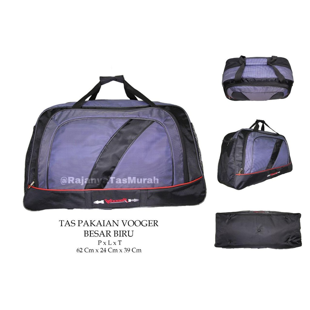 Jual TAS PAKAIAN BESAR VOOGER ( Biru ) | Shopee Indonesia