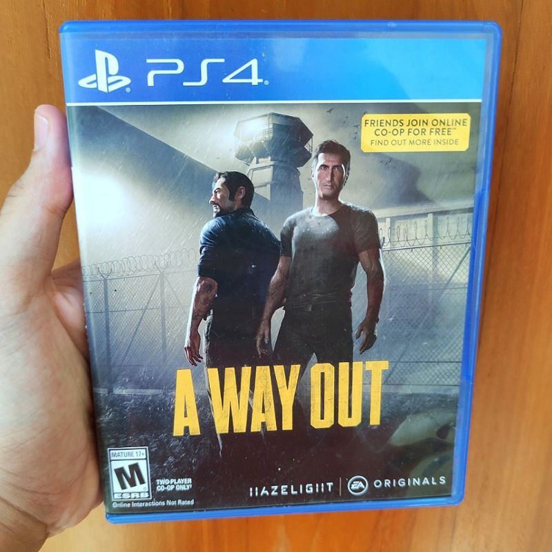Jual A Way Out PS4 Kaset A Wayout Playstation PS 4 5 Awayout CD BD Game ...
