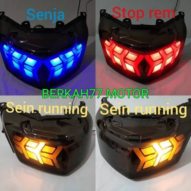 Jual LAMPU STOP LED NMAX MODEL LAMBORGHINI | Shopee Indonesia