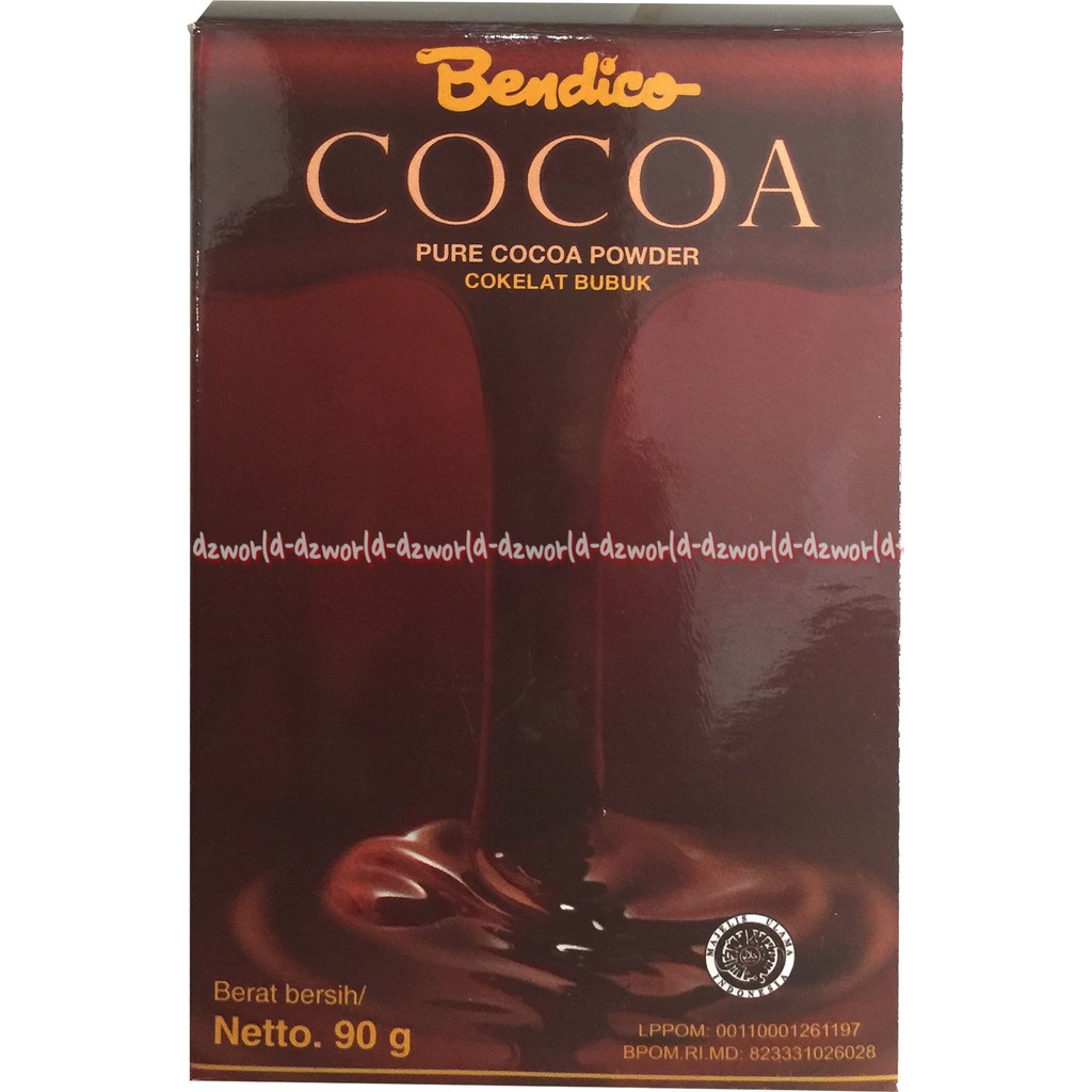 Jual Bendico Cocoa Coklat 90gr Bubuk Tepung Pure Cocoa Powder Kokoa ...